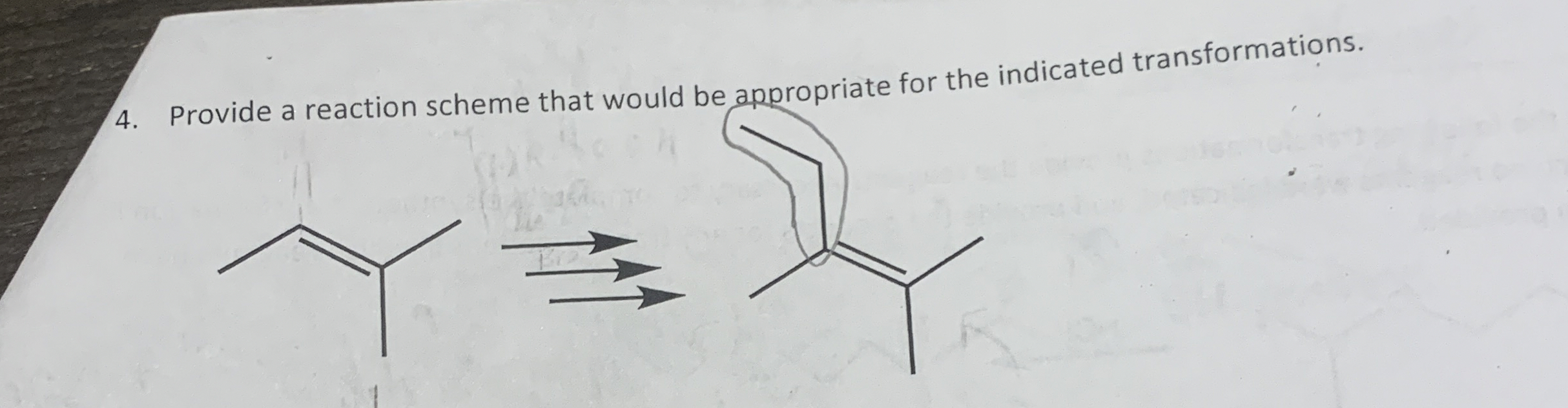 For the following transformations provide the | Chegg.com