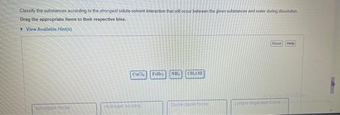 Solved Defermine if each compound shown is soluble or | Chegg.com