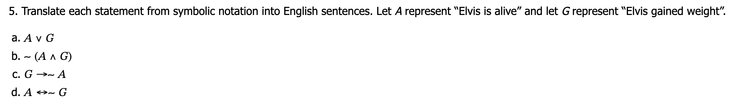 Solved Translate each statement from symbolic notation into | Chegg.com