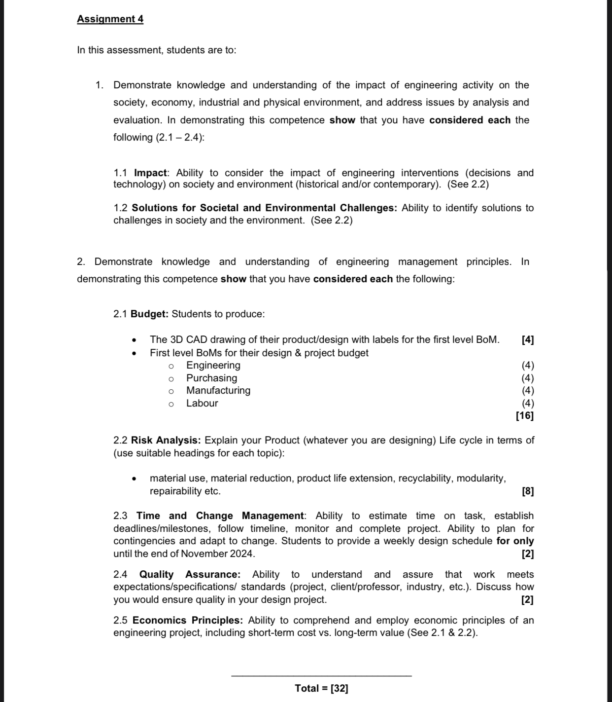 Solved Assignment 4In this assessment, students are | Chegg.com