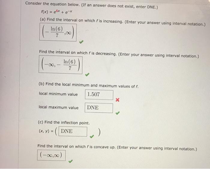 Solved Consider The Equation Below If An Answer Does Not Chegg