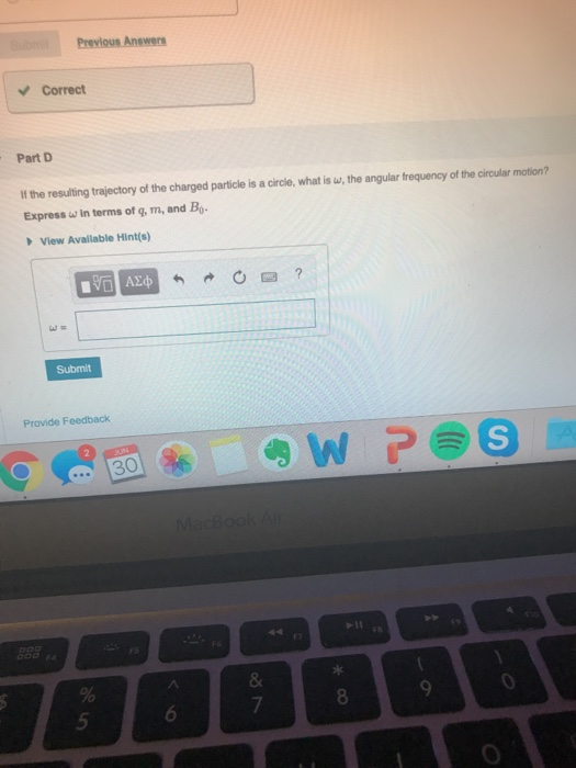 Solved KAssignment 7-Part 1 Chapter 20 Charge Moving in a | Chegg.com