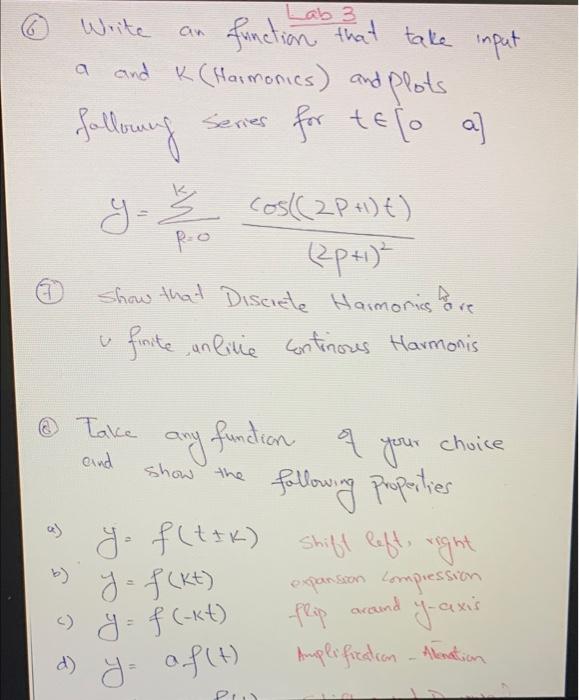 Solved Lab 3 Write a function that take input a and K | Chegg.com