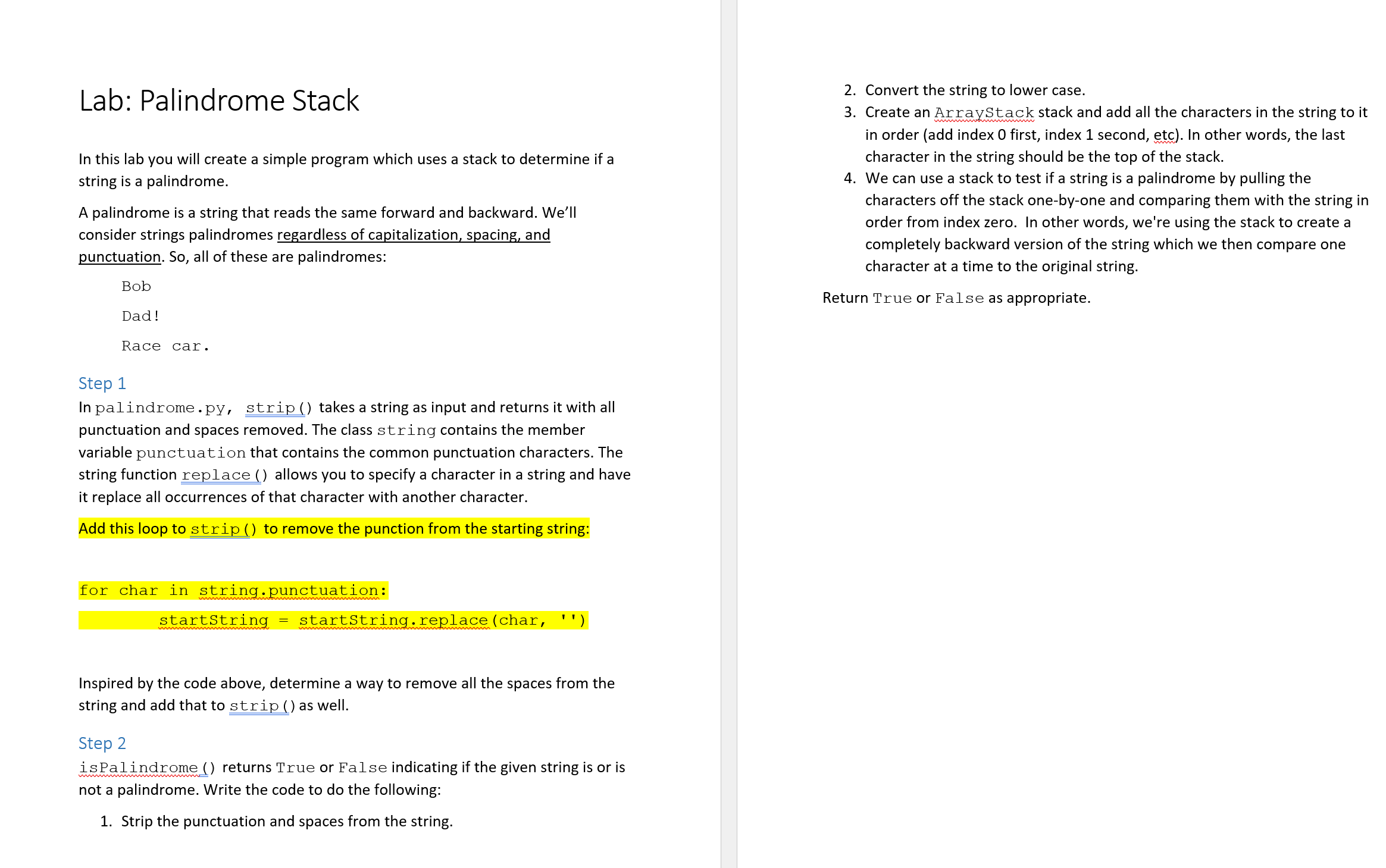 [Solved]: In this lab you will create a simple program which