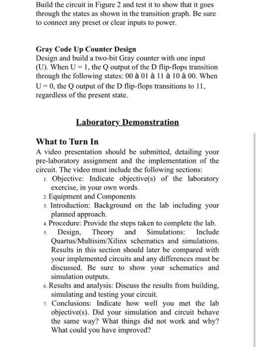 Solved Introduction to Digital Logic Lab M8: Sequential | Chegg.com