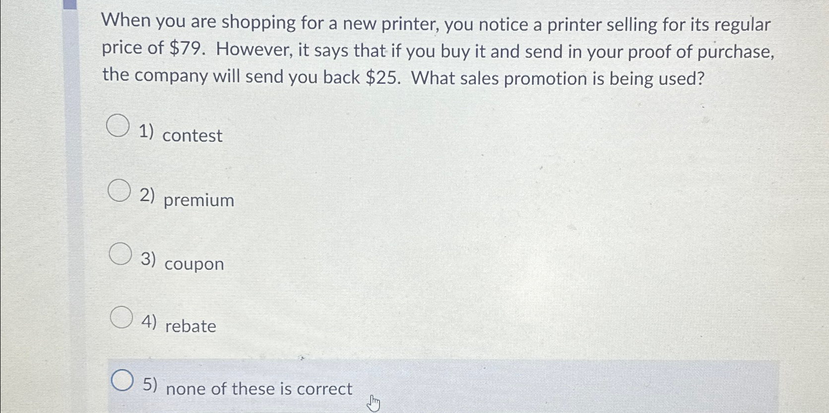 Solved When you are shopping for a new printer, you notice a | Chegg.com