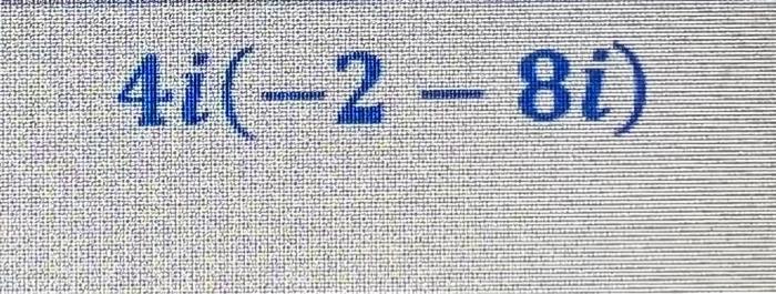 Solved (2+3i)+(1−6i)(2−i)(3+4i)6(−7+6i)(−4+2i)2i3(5i)(−i)3−i | Chegg.com