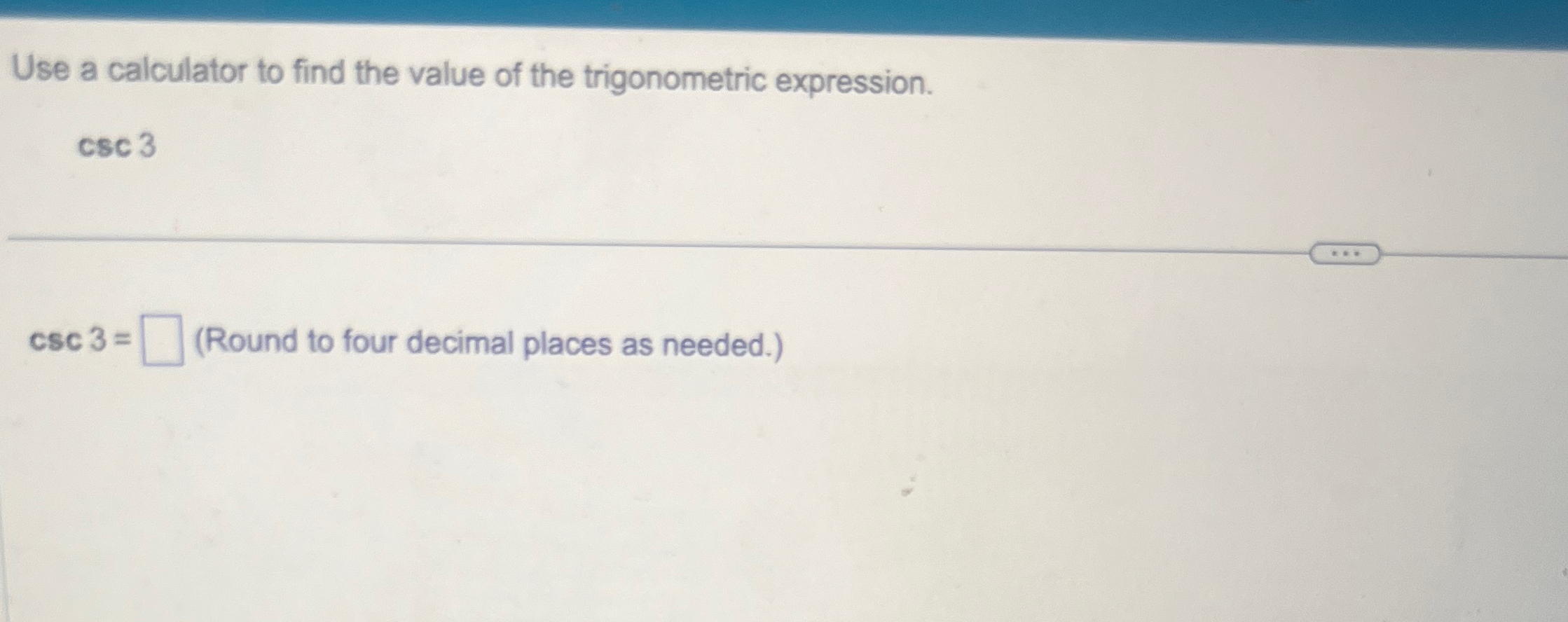 Solved Use a calculator to find the value of the | Chegg.com
