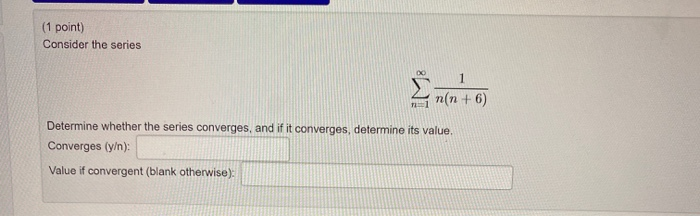 Solved (1 point) For each sequence an find a number k such | Chegg.com