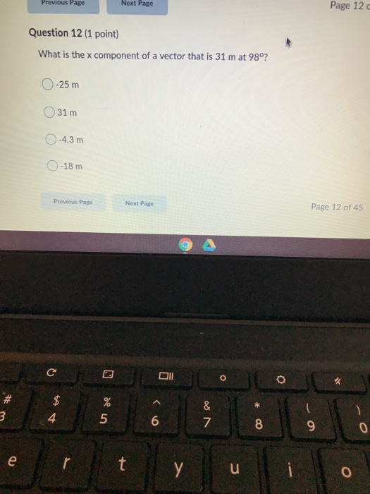 Solved Previous Page Next Page Page 12 Question 12 (1 point) | Chegg.com
