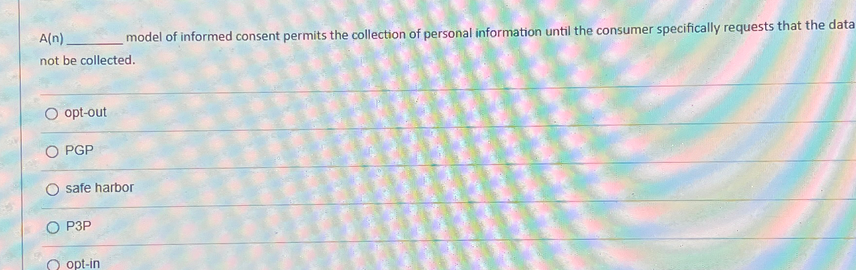 Solved A(n) ﻿model of informed consent permits the | Chegg.com