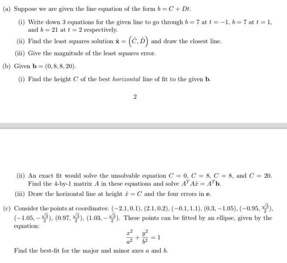 Solved (a) ﻿Suppose we are given the line equation of the | Chegg.com