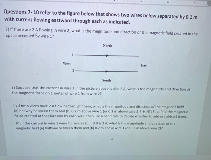Solved Questions 7- 10 Refer To The Figure Below That Shows 
