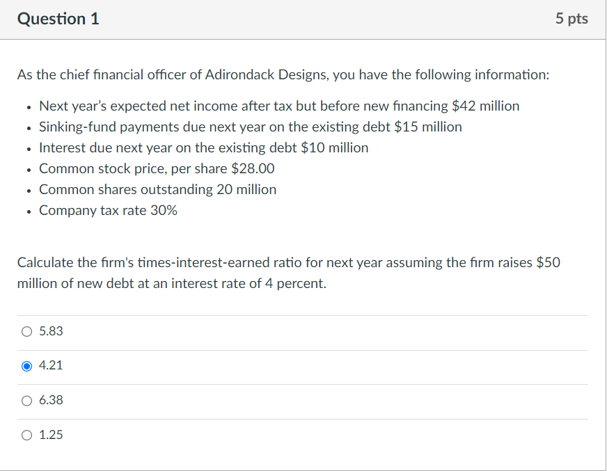 Solved Question 1As the chief financial officer of | Chegg.com