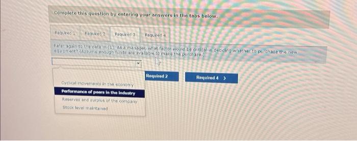 Solved Complete this question by entering your onswers in | Chegg.com Solved Complete this question by entering your onswers in | Chegg.com