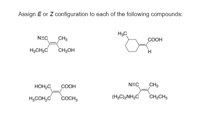 Solved I need help understanding how to assign E ﻿and Z | Chegg.com
