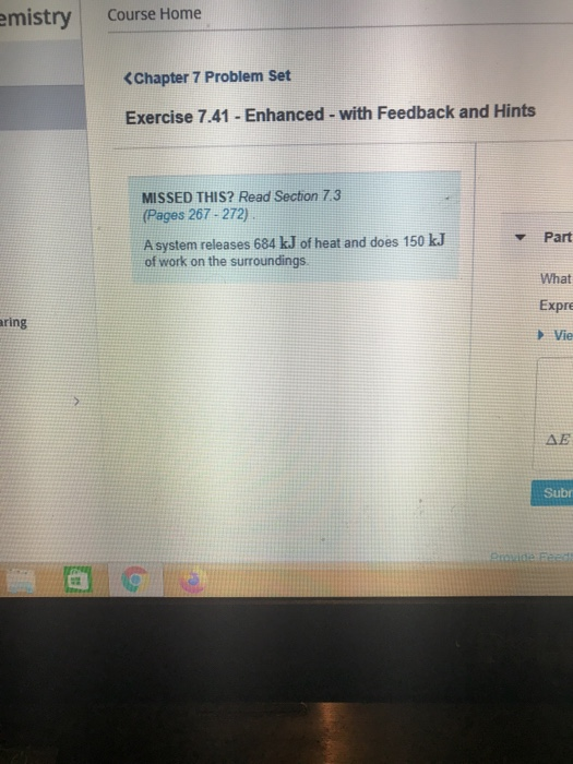Solved emistry Course Home | Chegg.com