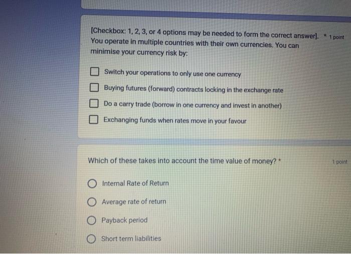 Solved [Checkbox: 1,2,3, or 4 options may be needed to form | Chegg.com