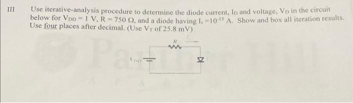 Solved M III Use iterative-analysis procedure to determine | Chegg.com