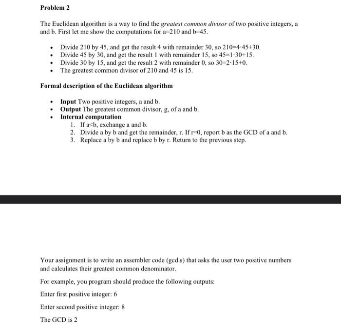 Solved There are TWO problems to this lab assignment. | Chegg.com