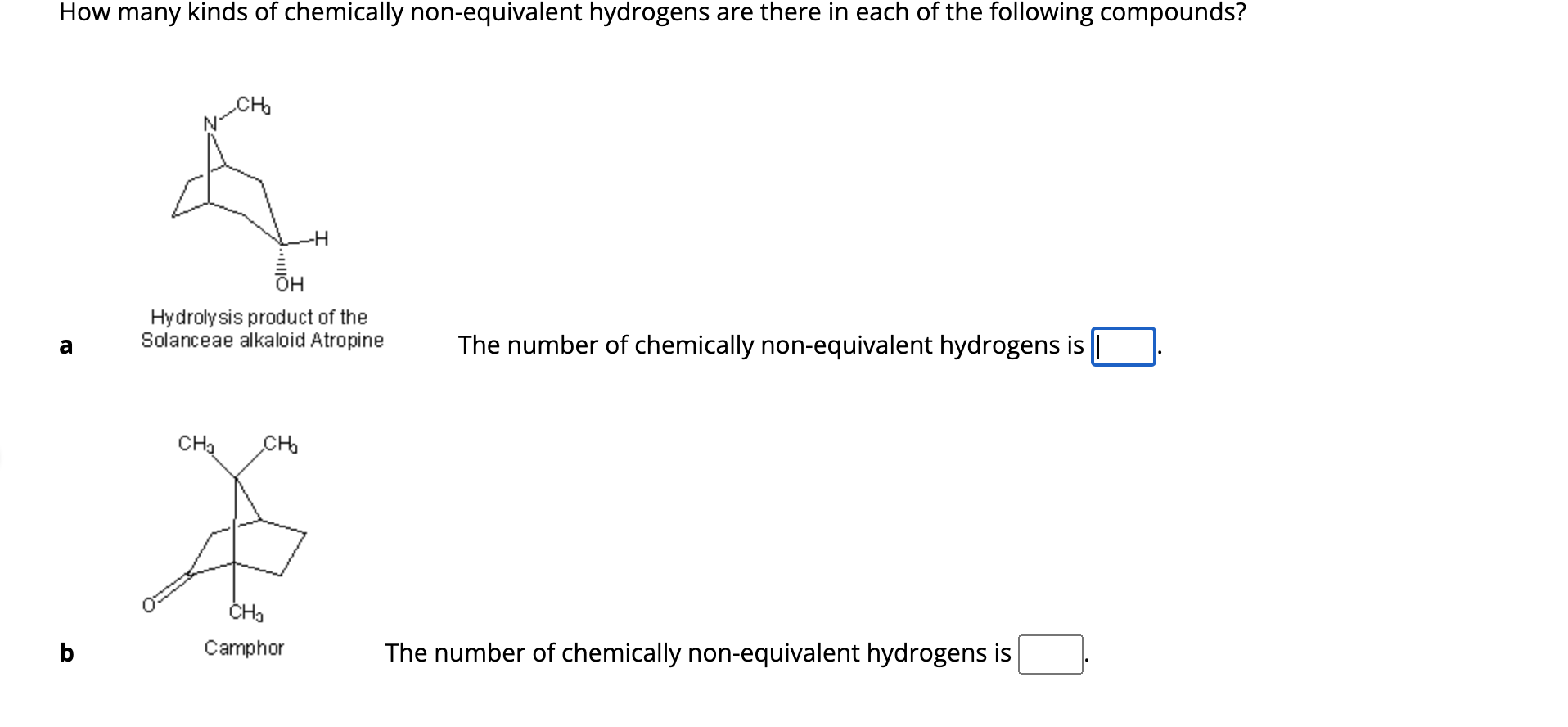 Solved Please help, How many kinds of chemically | Chegg.com