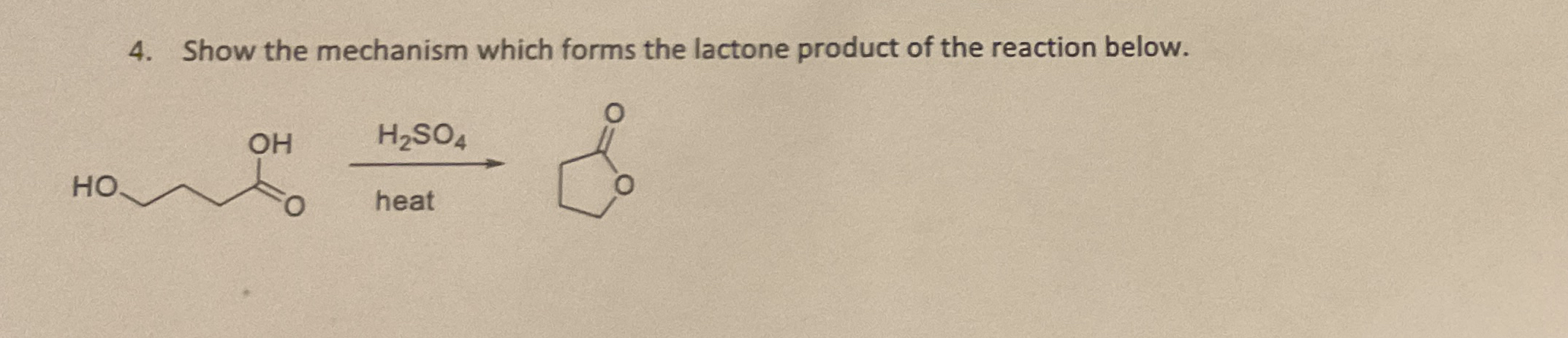 Solved Show the mechanism which forms the lactone product of | Chegg.com