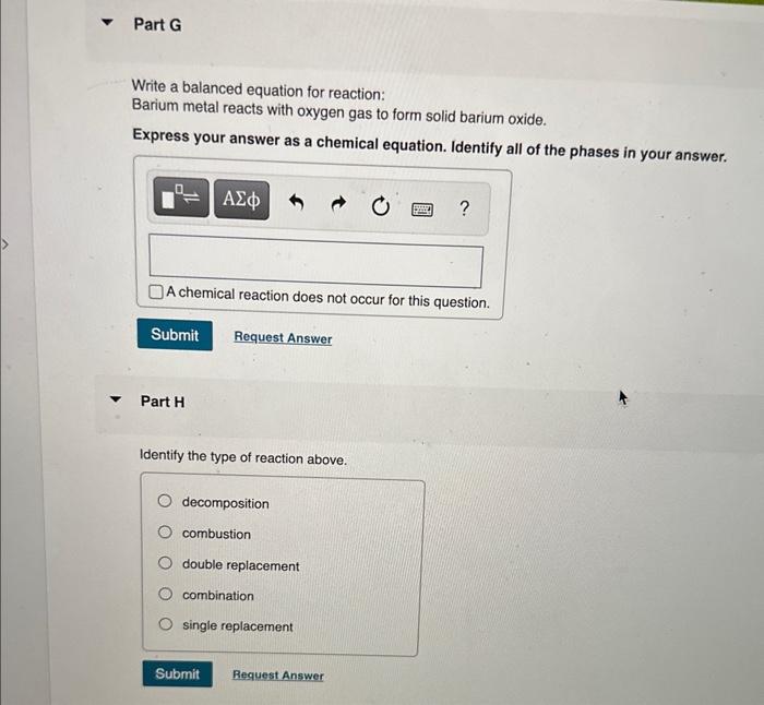 Solved Write the correct formulas for the reactants for | Chegg.com