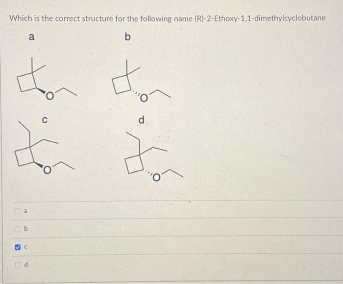 Solved Which is the correct structure for the following name | Chegg.com