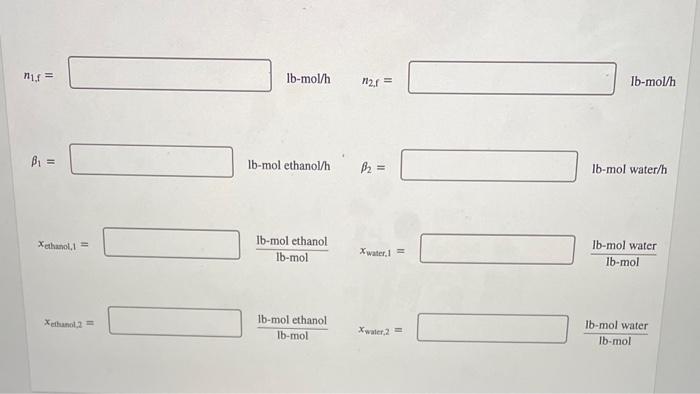 Solved In a pilot experiment, 100lb−mol of a 35.0lb−mol% | Chegg.com