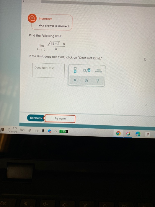 Solved Incorrect Your answer is incorrect. Find the | Chegg.com
