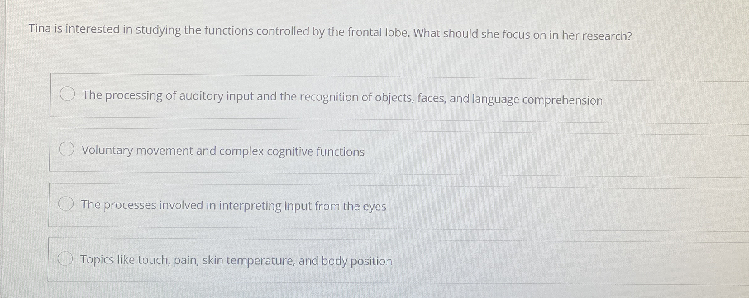 Solved Tina is interested in studying the functions | Chegg.com