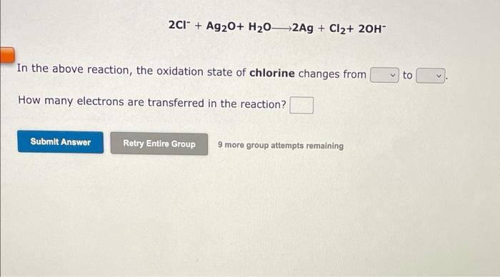 Solved Determine the oxidation state for each of the | Chegg.com