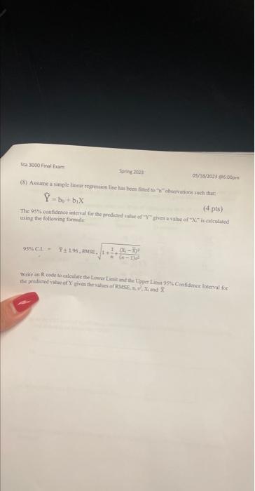 Solved Y^=b0+b1X bieve the followerey turmala | Chegg.com