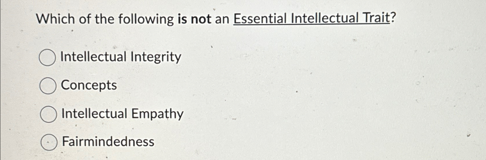 Solved Which of the following is not an Essential | Chegg.com