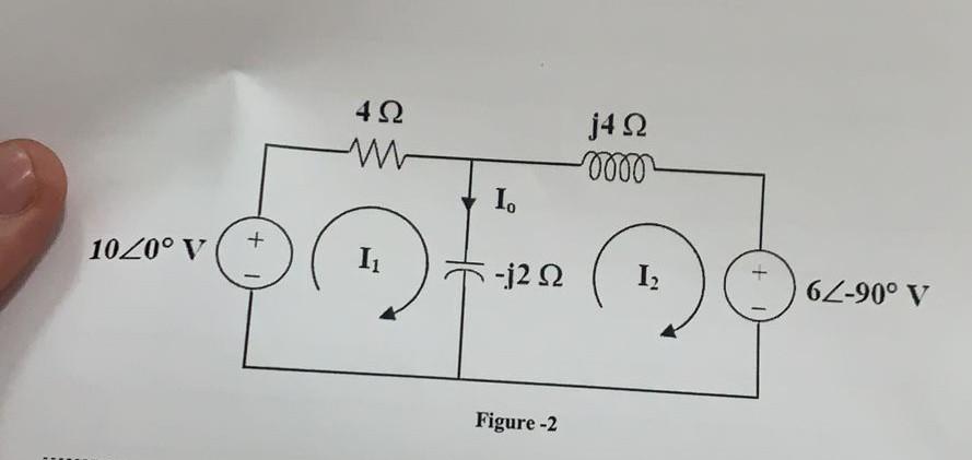 Solved For the circuit of Figure-2 use Mesh Current Method | Chegg.com