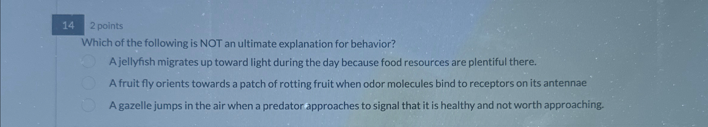 Solved 2 ﻿pointsWhich of the following is NOT an ultimate | Chegg.com