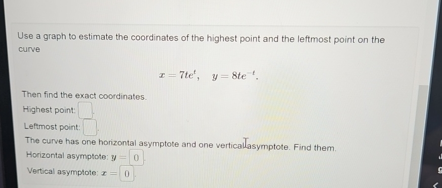 Solved Use a graph to estimate the coordinates of the | Chegg.com