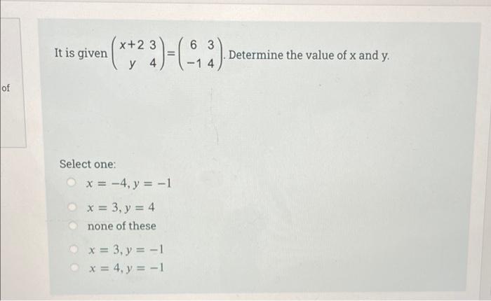 Solved If the system of a linear equation has no solution, | Chegg.com