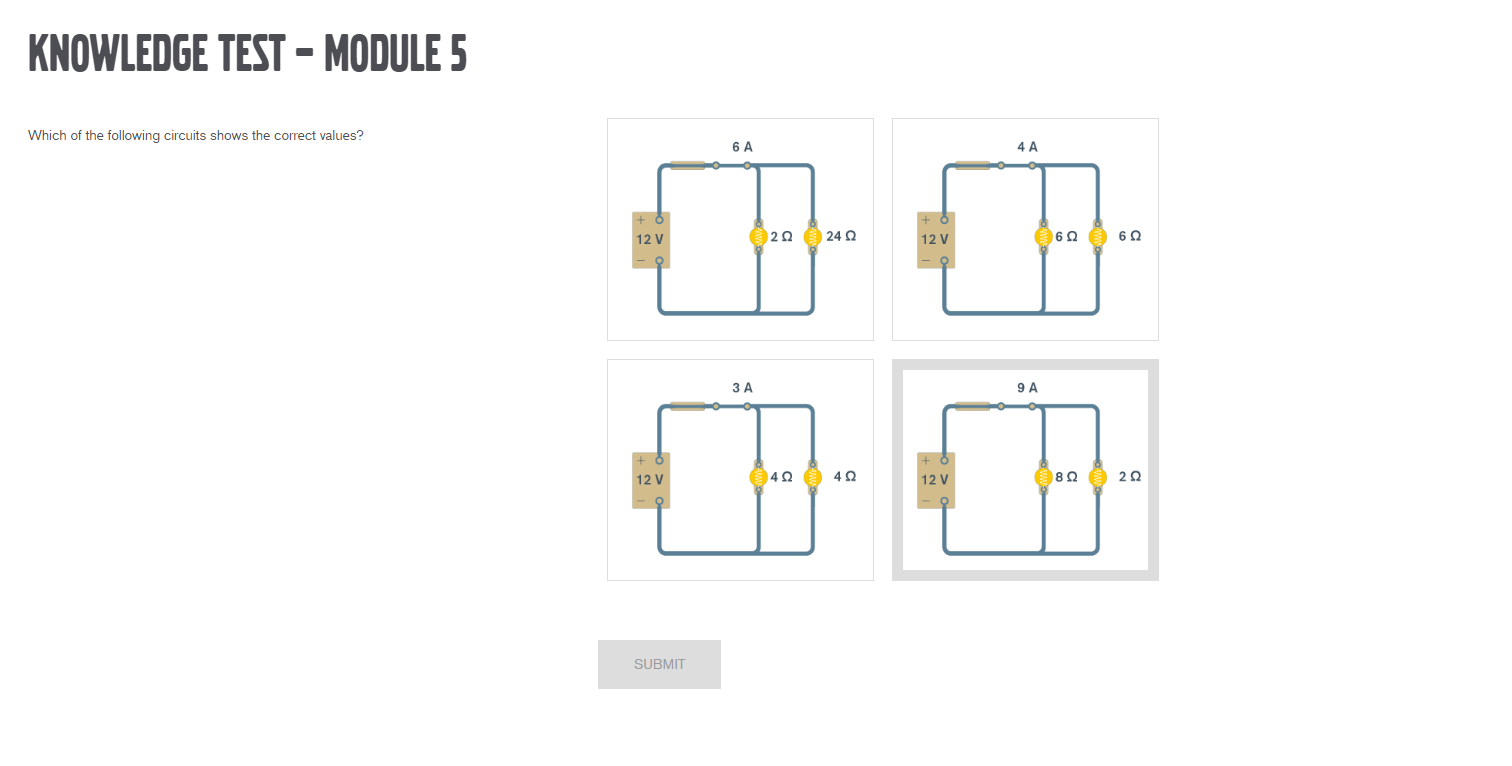 Solved KNOWLEDGE TEST - ﻿MODULE 5Which of the following | Chegg.com