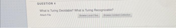 Solved What is Turing Decidable? What is Turing | Chegg.com