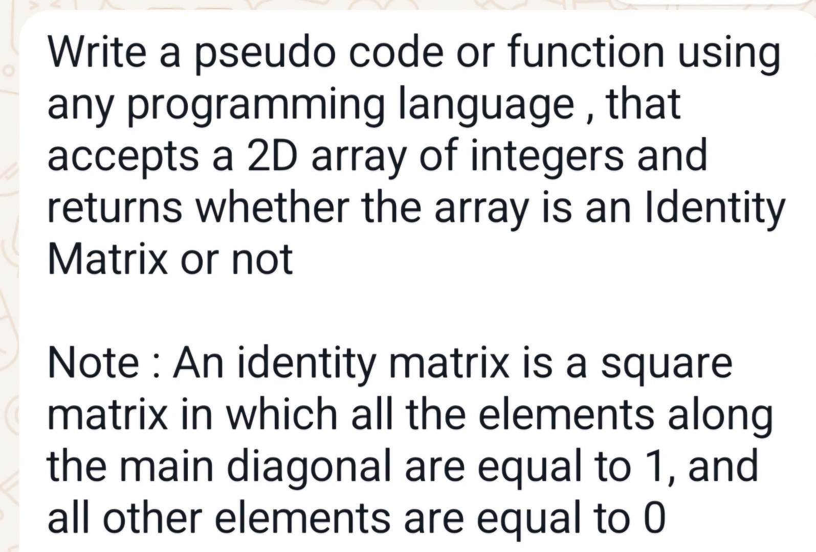 Solved What are the steps to Write a pseudo code or function | Chegg.com