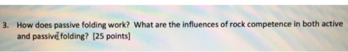 Solved 3. How does passive folding work? What are the | Chegg.com