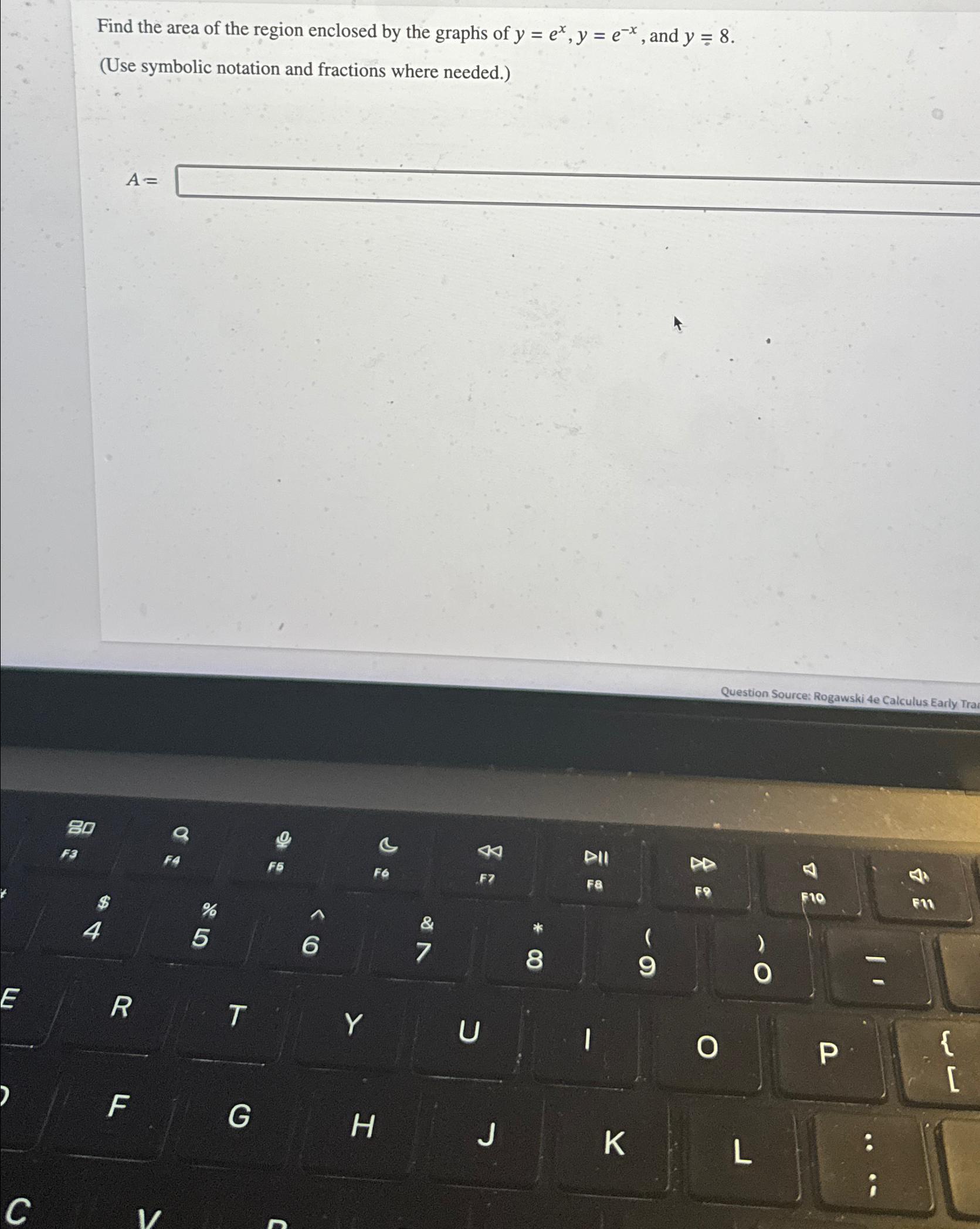 Solved Find the area of the region enclosed by the graphis | Chegg.com