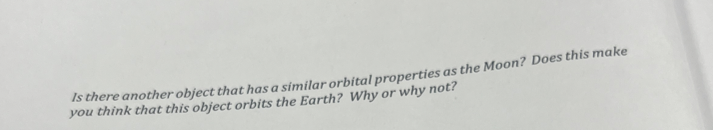 Solved Is there another object that has a similar orbital | Chegg.com