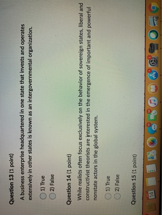 Solved Question 12 (1 point) Imperial overstretch is best | Chegg.com