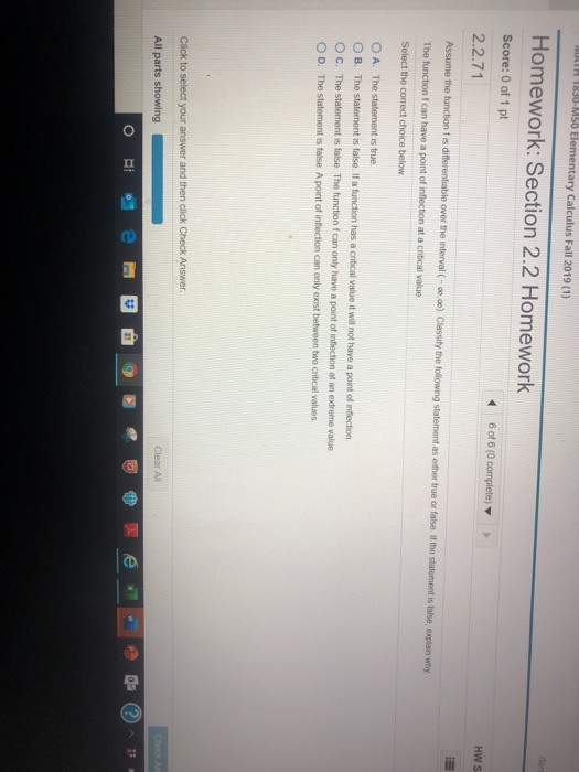 Solved Save Homework Section 2 2 Homework Score 0 Of 1 Pt