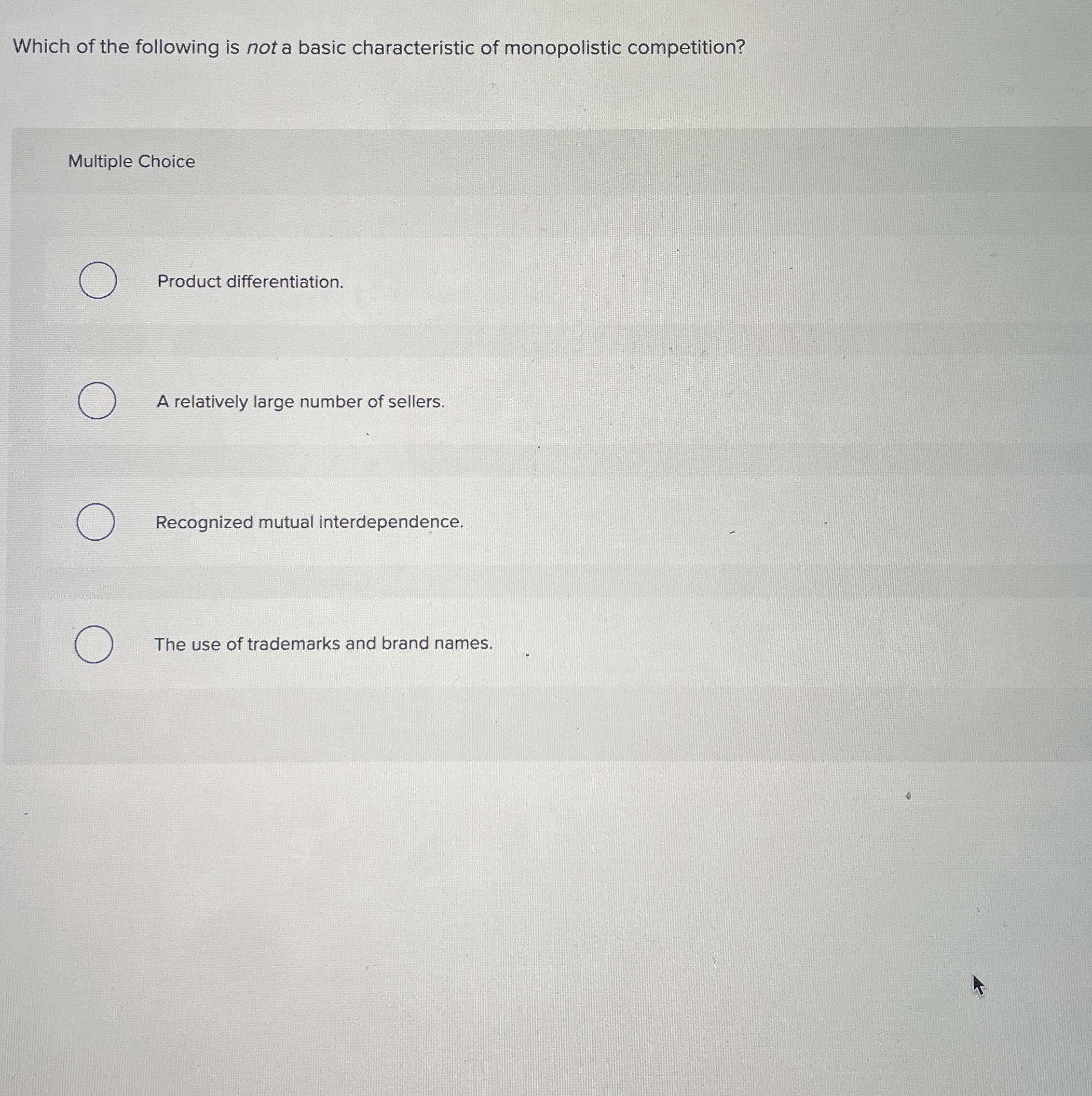 Solved Which of the following is not a basic characteristic | Chegg.com