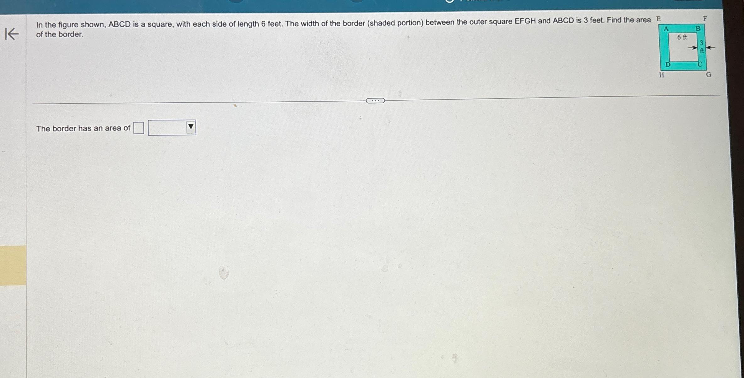 Solved In the figure shown, ABCD is a square, with each side | Chegg.com