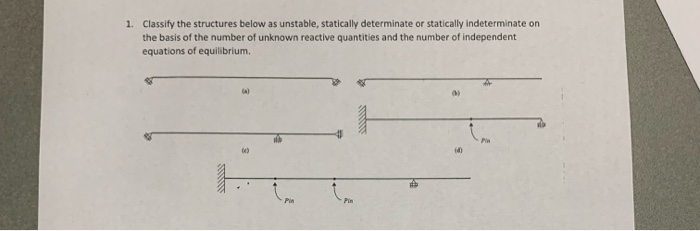 Solved 1. Classify the structures below as unstable, | Chegg.com