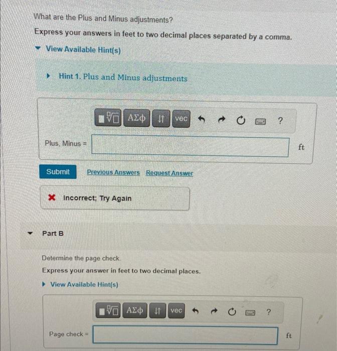 Solved A differential leveling loop began and closed on BM | Chegg.com